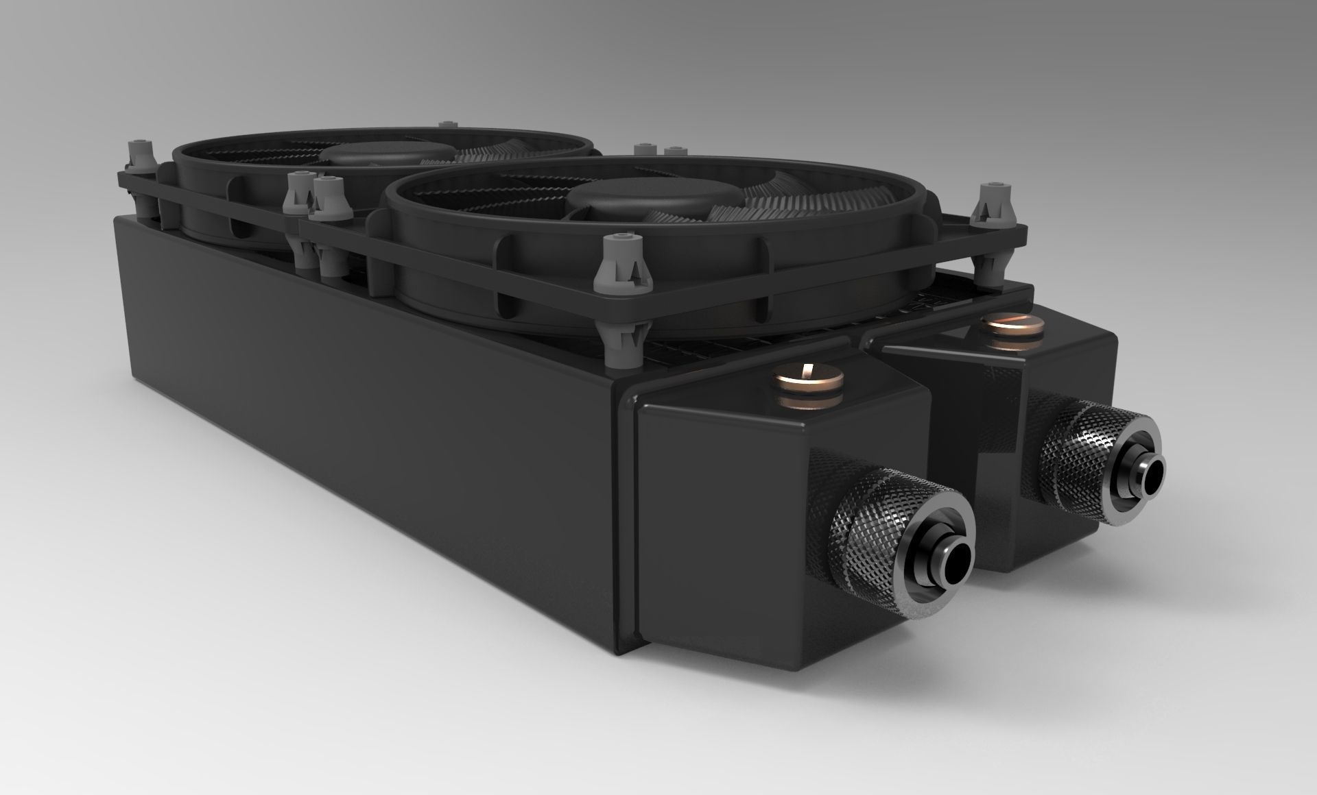 Alphacool NexXxoS UT60 280mm Radiator 3D model | CGTrader