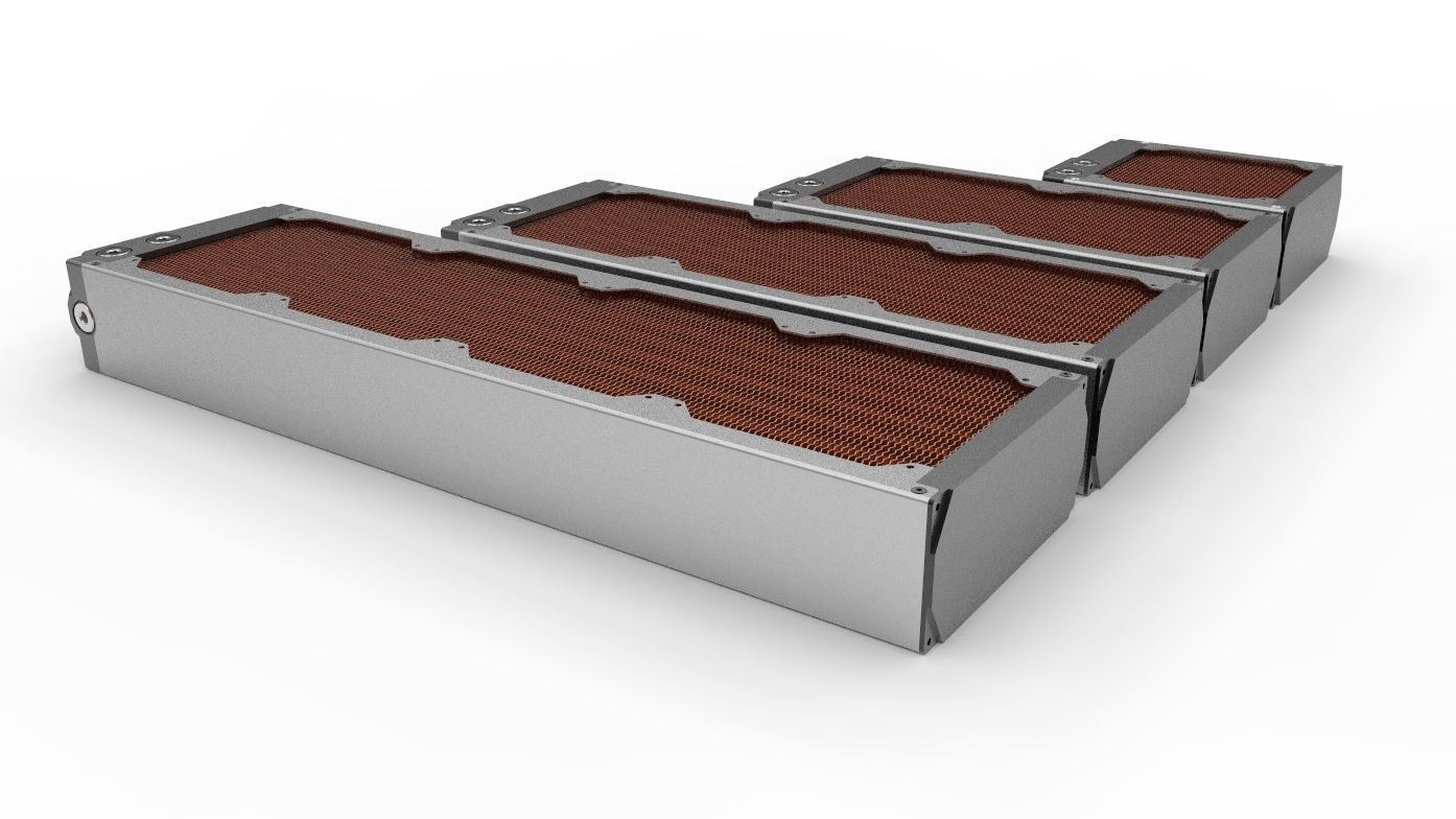 Aquacomputer Airplex Modularity 120mm Radiators 3D Model Collection ...