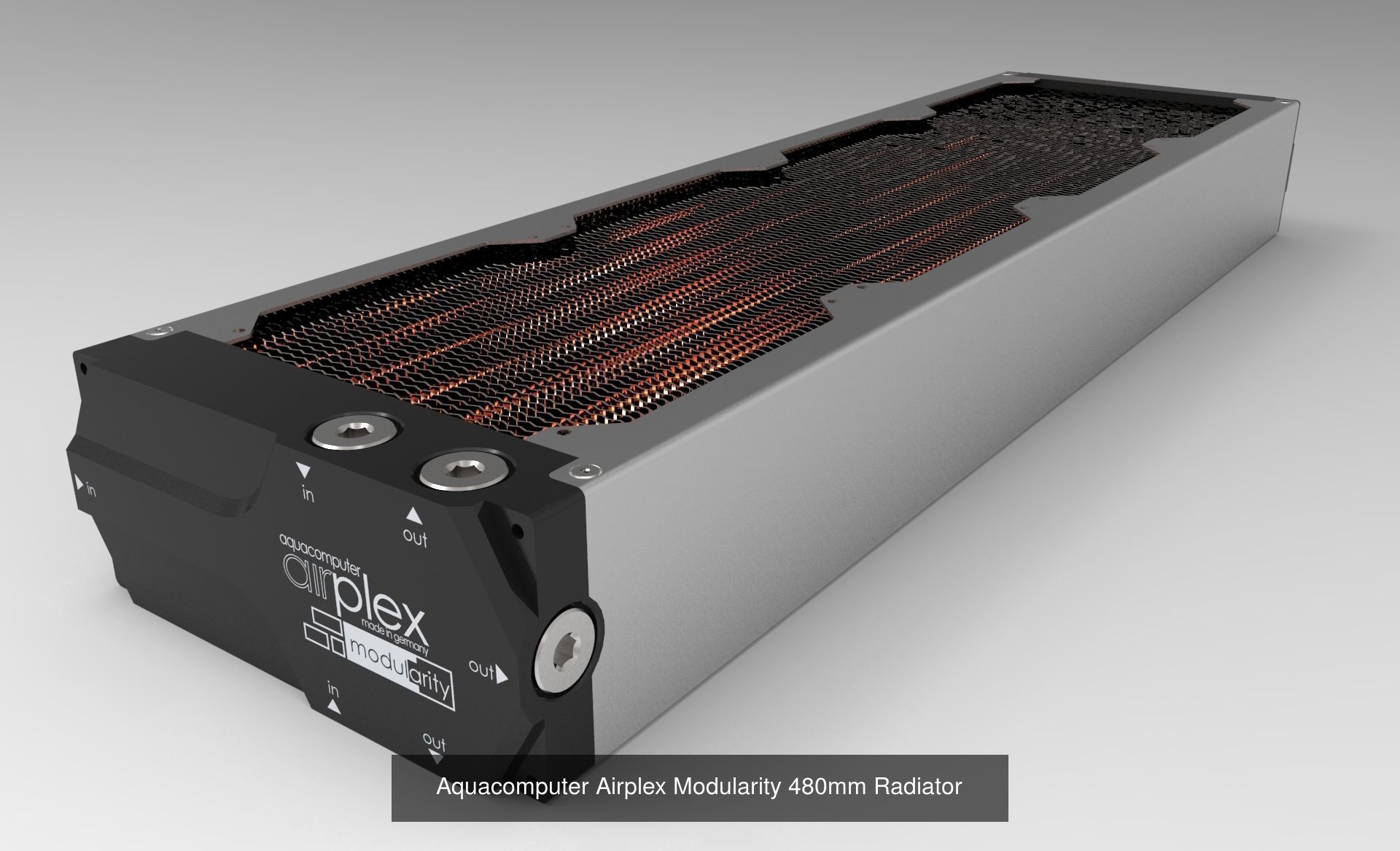 Aquacomputer Airplex Modularity 120mm Radiators 3D Model Collection ...