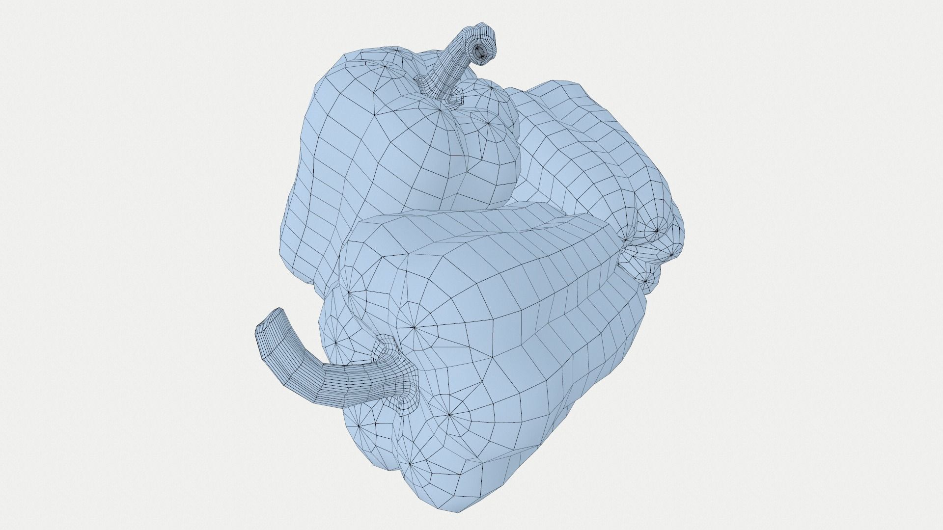 3D model Bell pepper Low-poly 3D model VR / AR / low-poly | CGTrader
