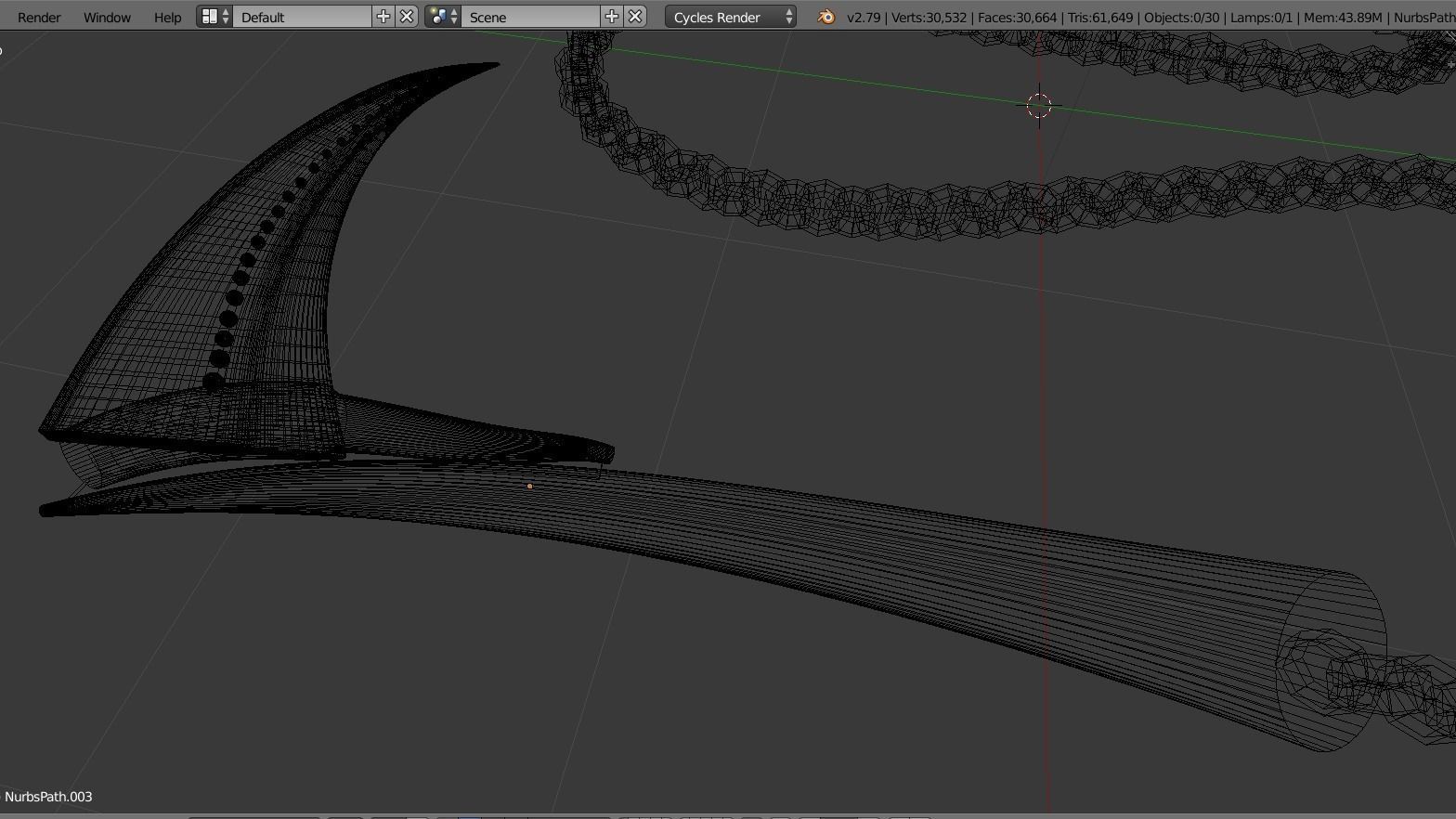 Bloody Reaper chained weapon 3D model | CGTrader