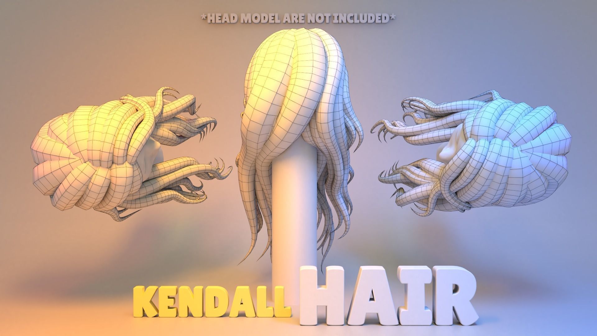 Kendall Hair 3D model | CGTrader