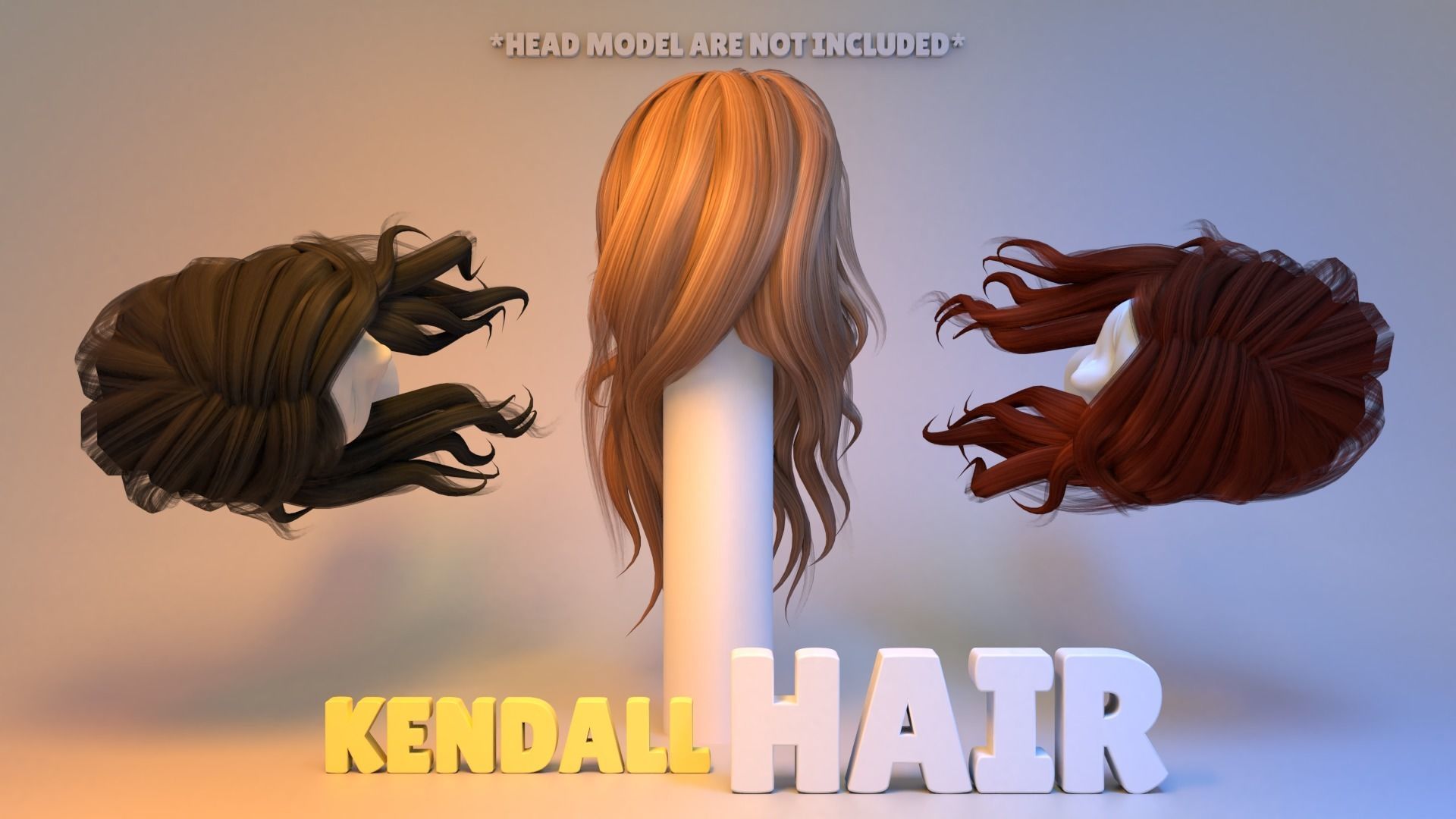 Kendall Hair 3D model | CGTrader