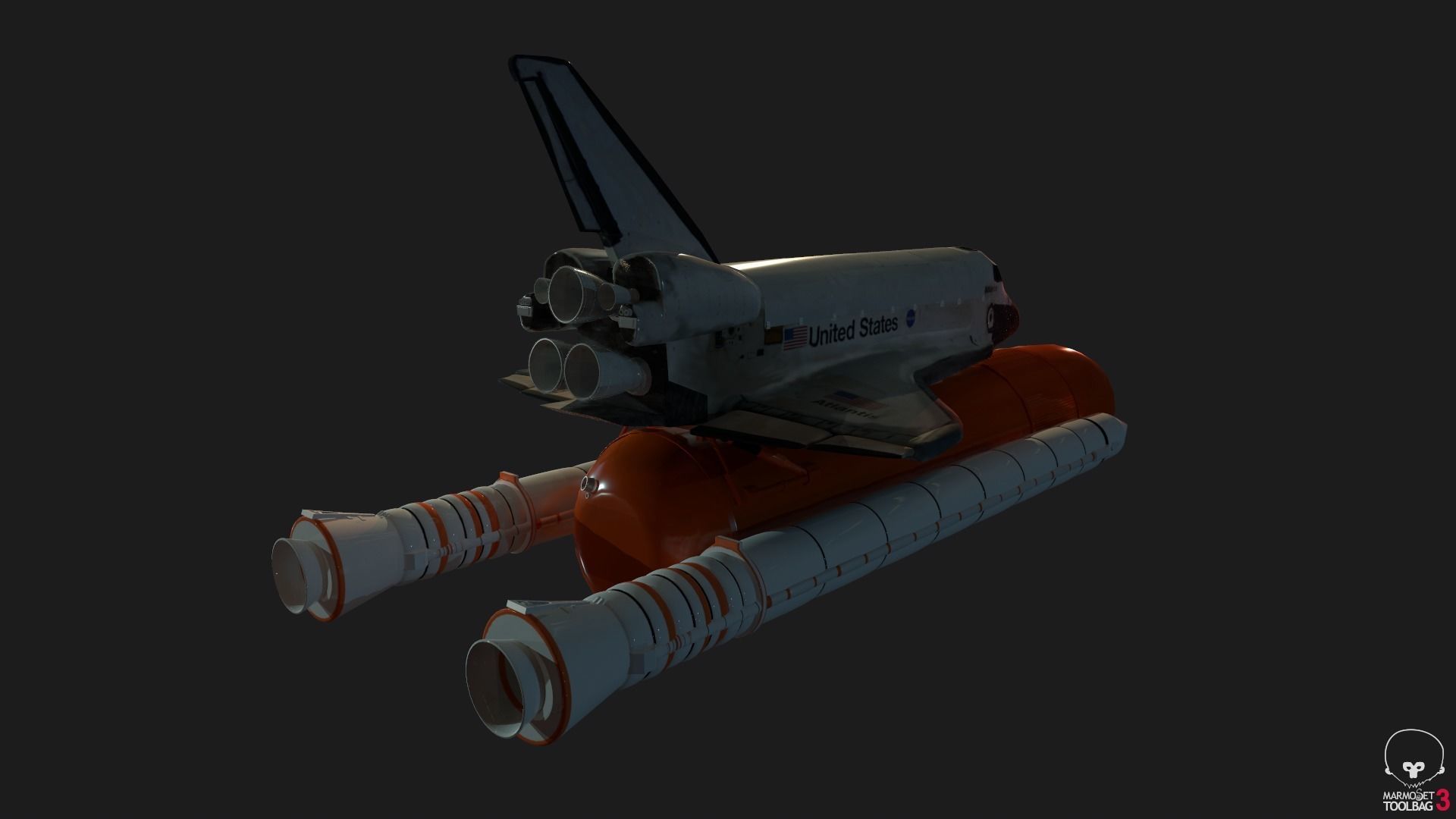 Space Shuttle Atlantis free 3D model | CGTrader
