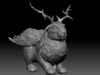 Wolpertinger bunny rabbit for 3D print 3D model 3D printable | CGTrader