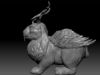 Wolpertinger bunny rabbit for 3D print 3D model 3D printable | CGTrader