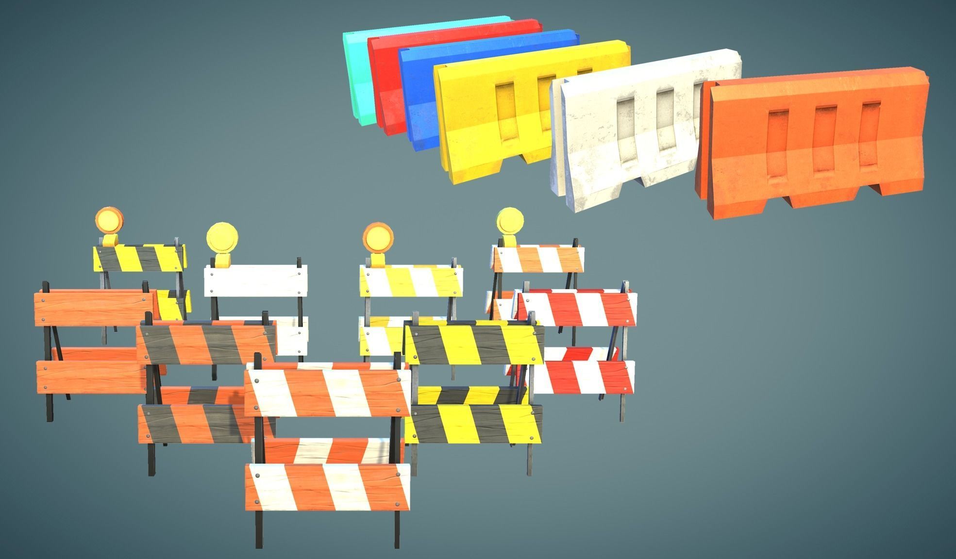 3D model Construction prop sets VR / AR / low-poly | CGTrader