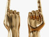 Gold figurine hand 3D model | CGTrader