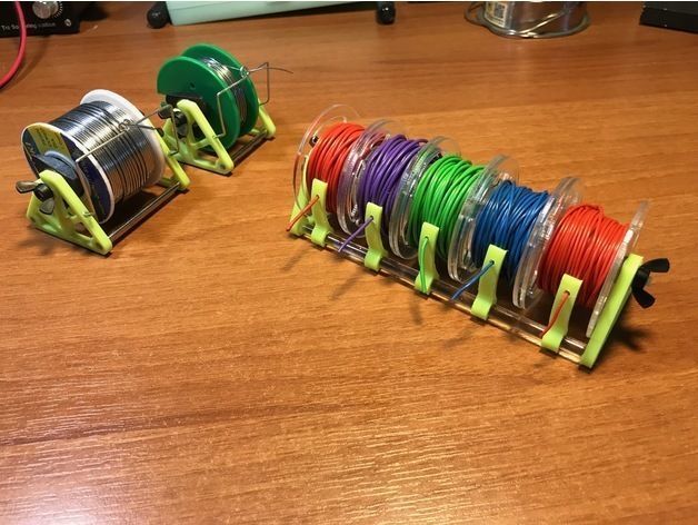 Wire Spool Holder free 3D model 3D printable | CGTrader