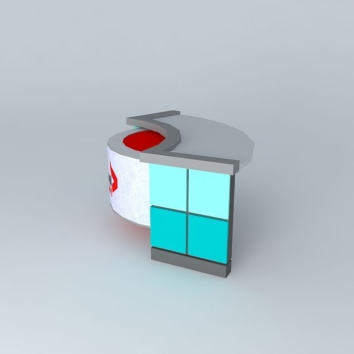 Global Local News Desk free 3D model | CGTrader