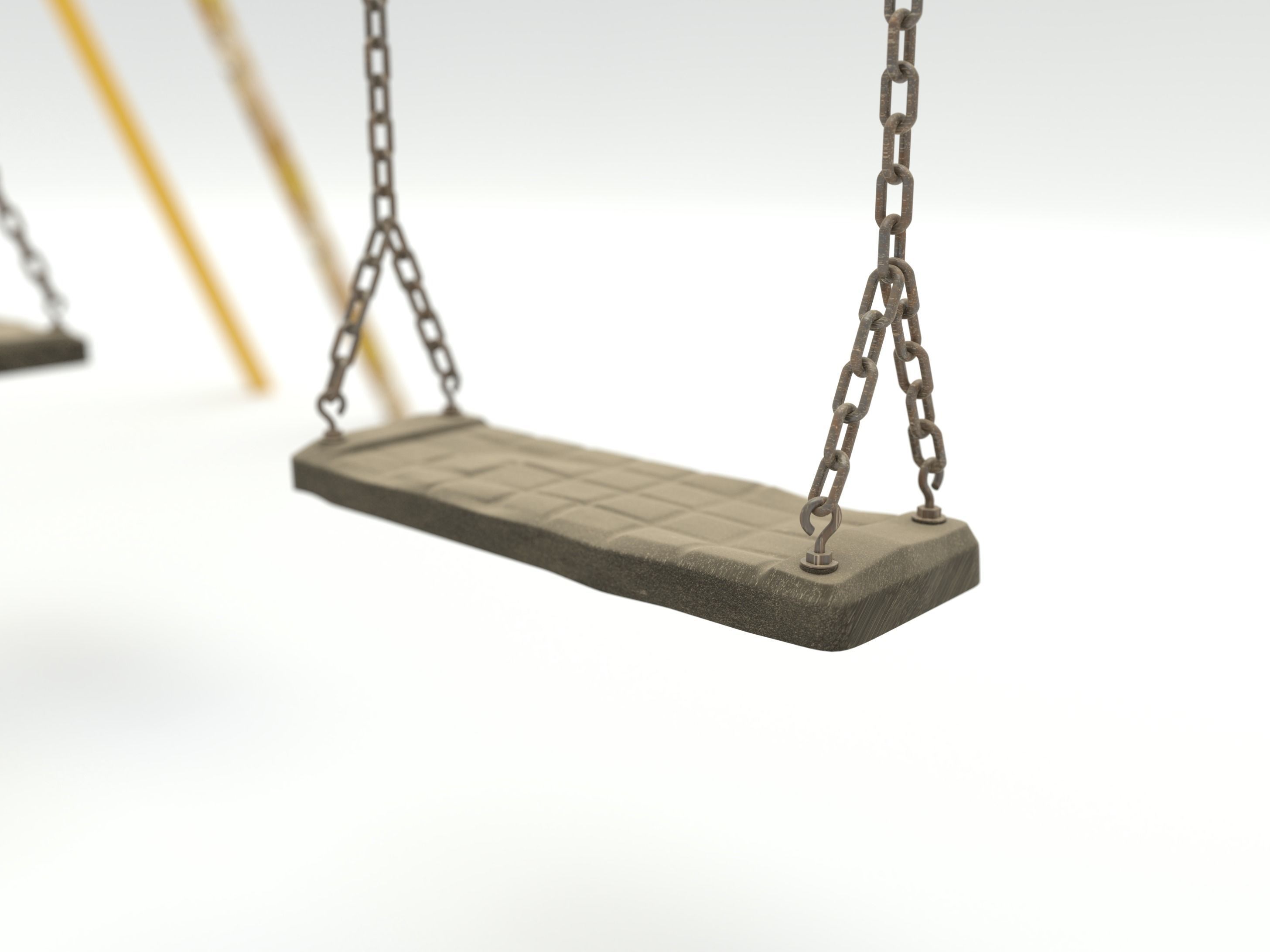 Swing two swings free 3D model | CGTrader