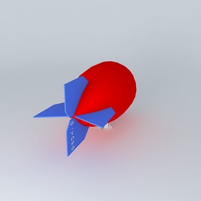 Caravan Airship free 3D model | CGTrader