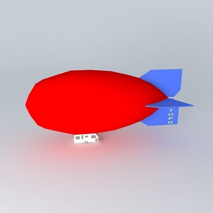 Caravan Airship free 3D model | CGTrader
