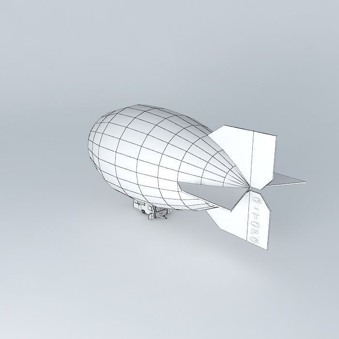 Caravan Airship free 3D model | CGTrader