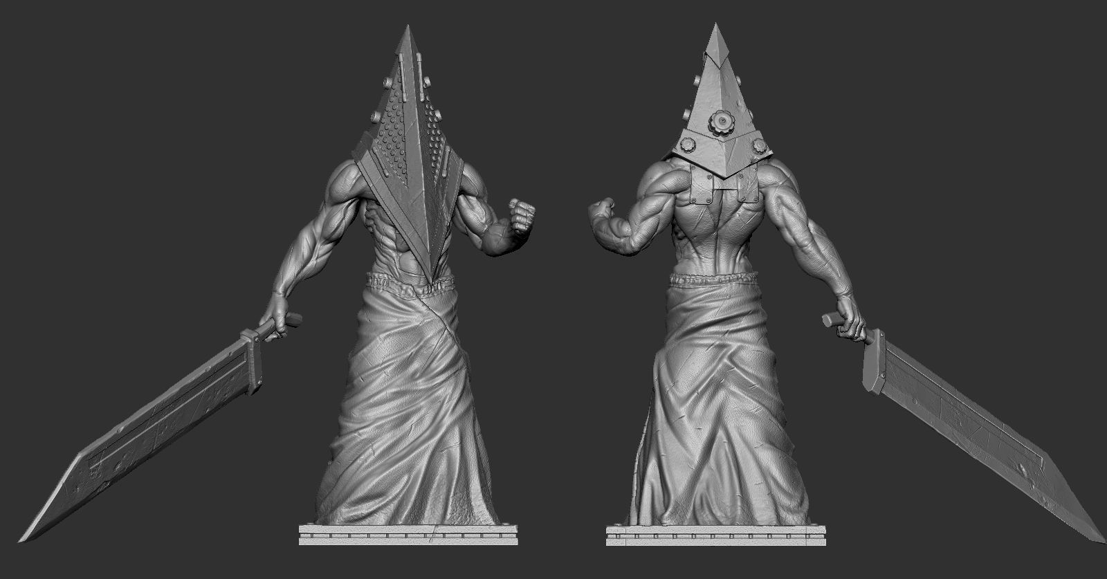 Pyramid Head 3D model 3D printable | CGTrader