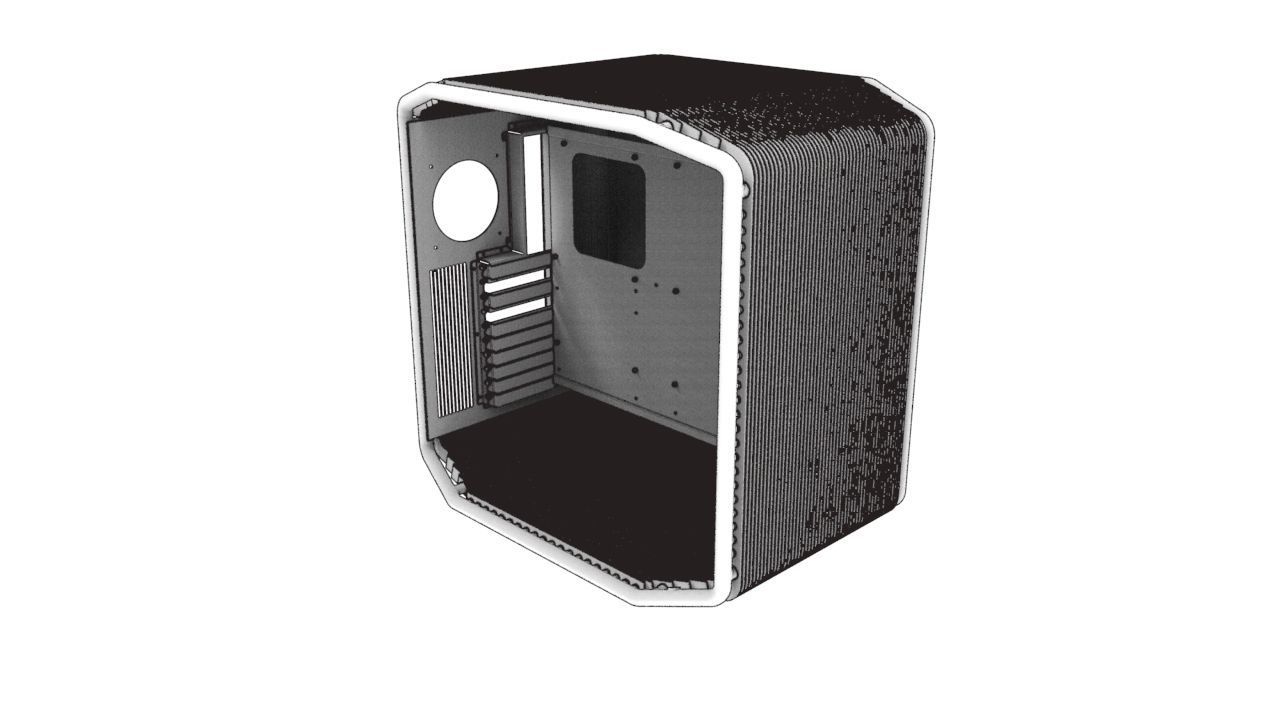 PC Case Concept v2 3D model | CGTrader