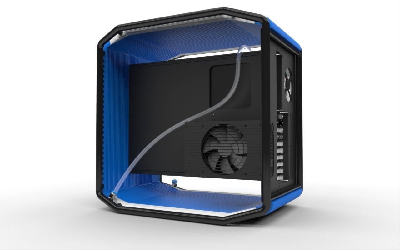 PC Case Concept v2 3D model | CGTrader
