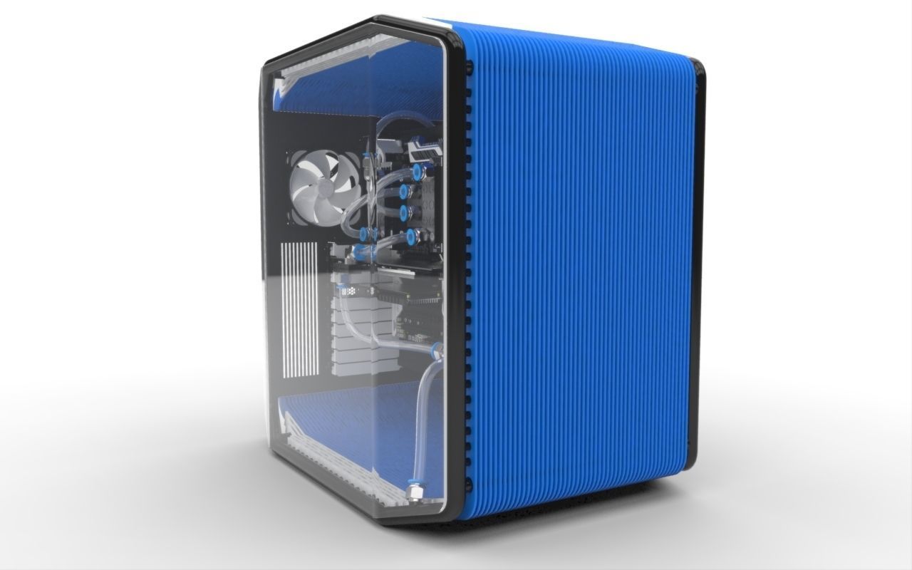 PC Case Concept v2 3D model | CGTrader