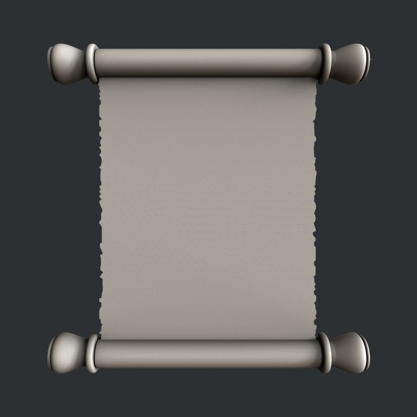 3d STL models for CNC or 3d printer set scroll 3D model 3D printable ...