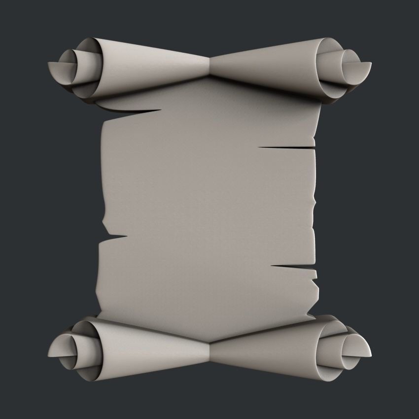 3d STL models for CNC or 3d printer set scroll 3D model 3D printable ...