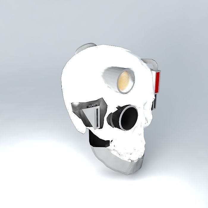 Robot skull free 3D model | CGTrader