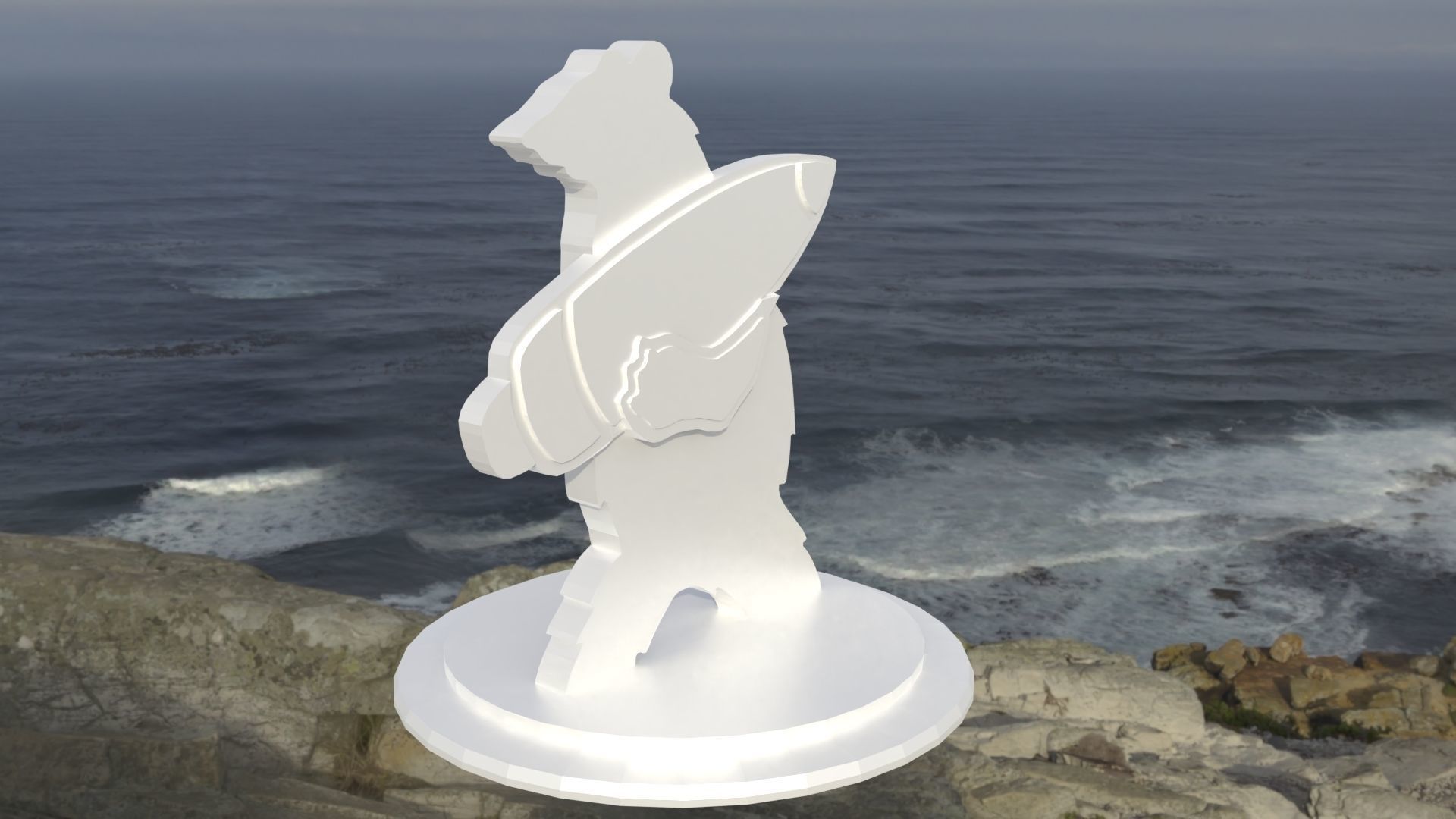 Ornament bear Wojtek figurine free 3D model 3D printable | CGTrader