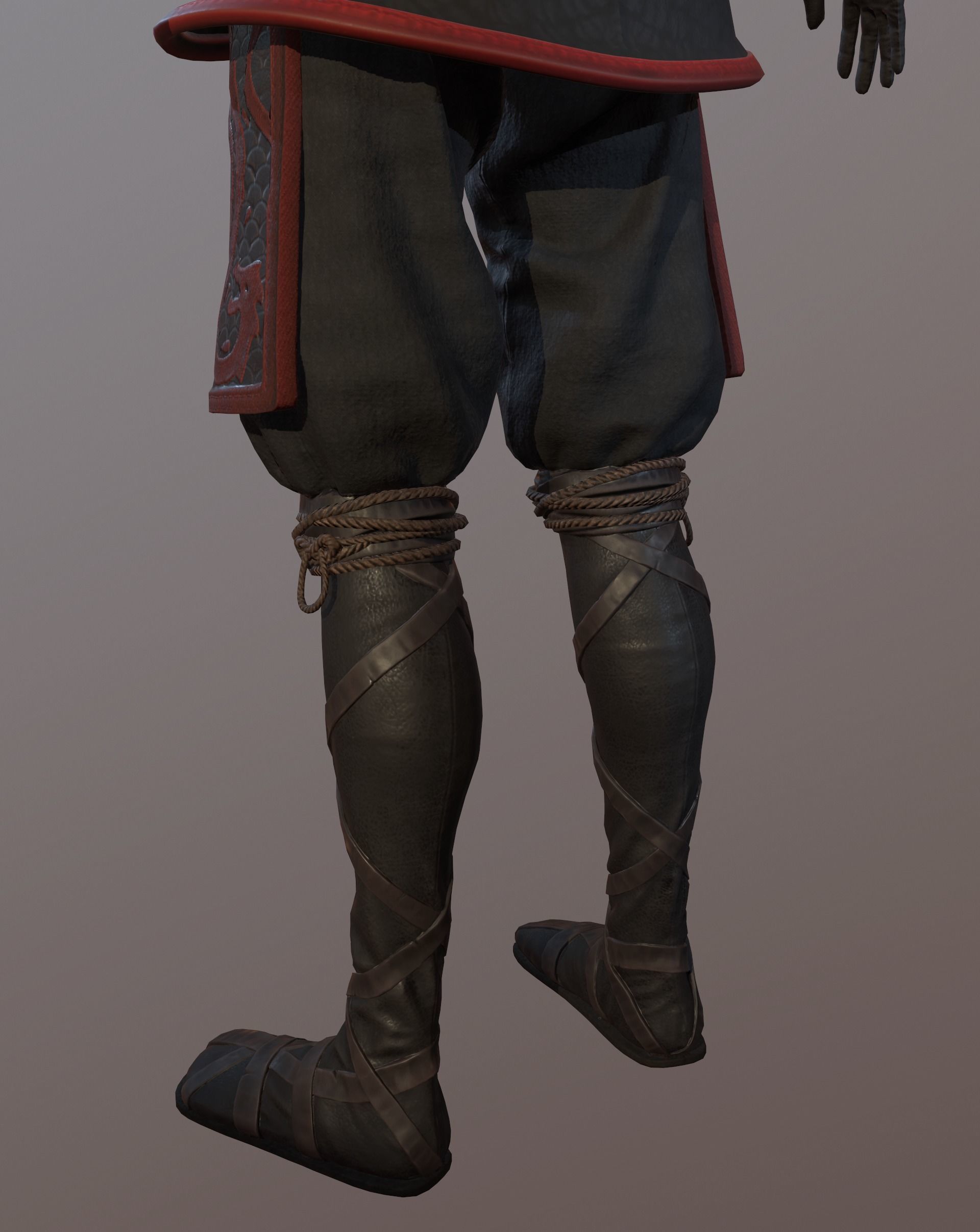 3D model Shinobi character VR / AR / low-poly | CGTrader