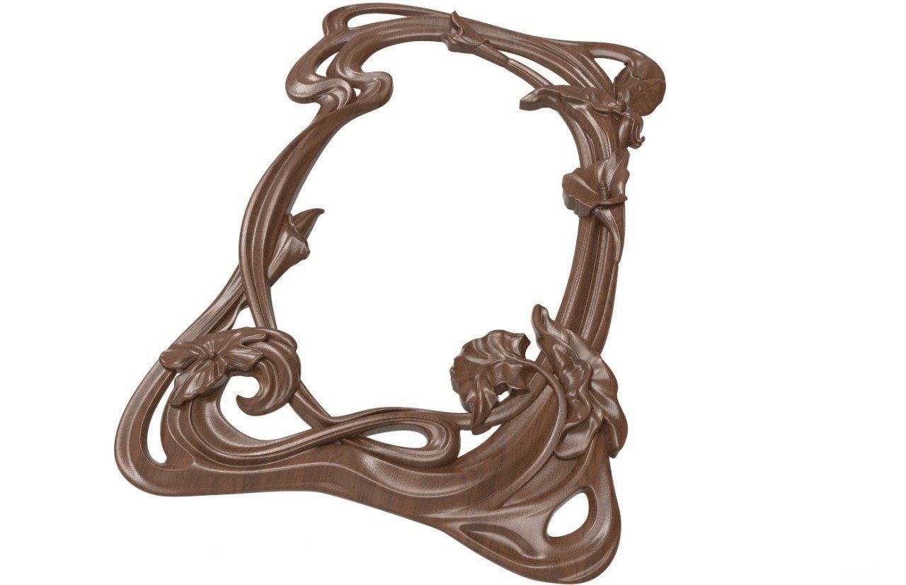 Frame 3 ornate 3D model 3D printable | CGTrader
