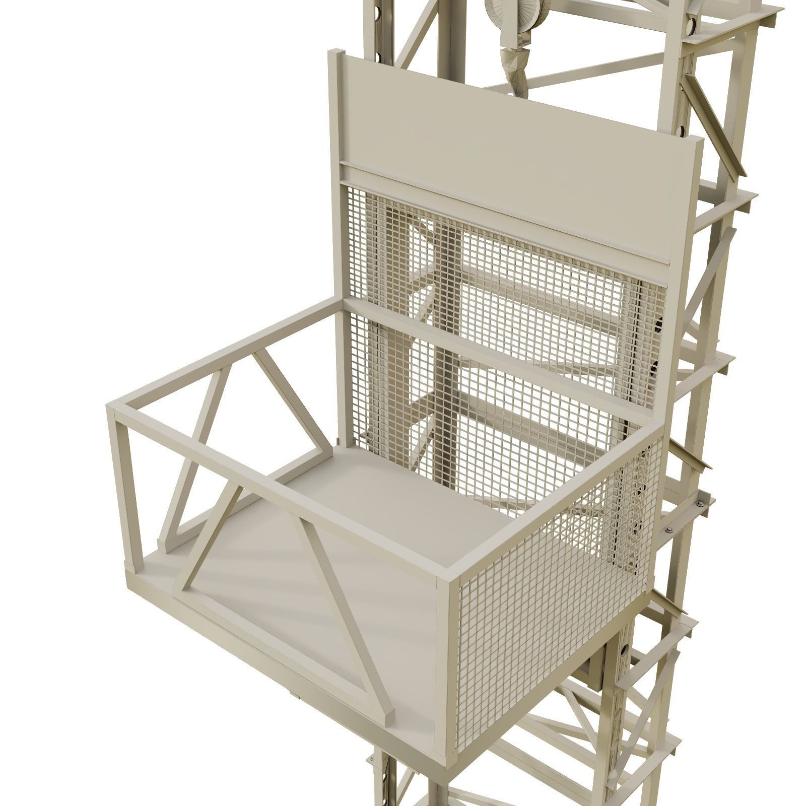 Set of cargo lifts 3D Model Collection | CGTrader