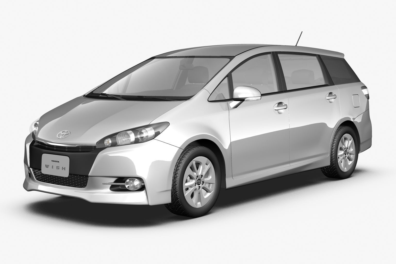 2014 Toyota Wish 3D model | CGTrader