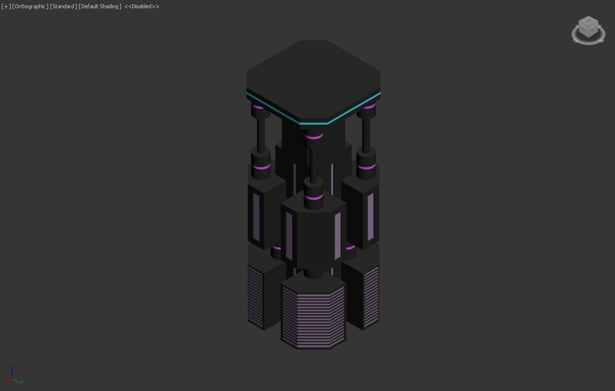 3D model Neon Buildings VR / AR / low-poly | CGTrader