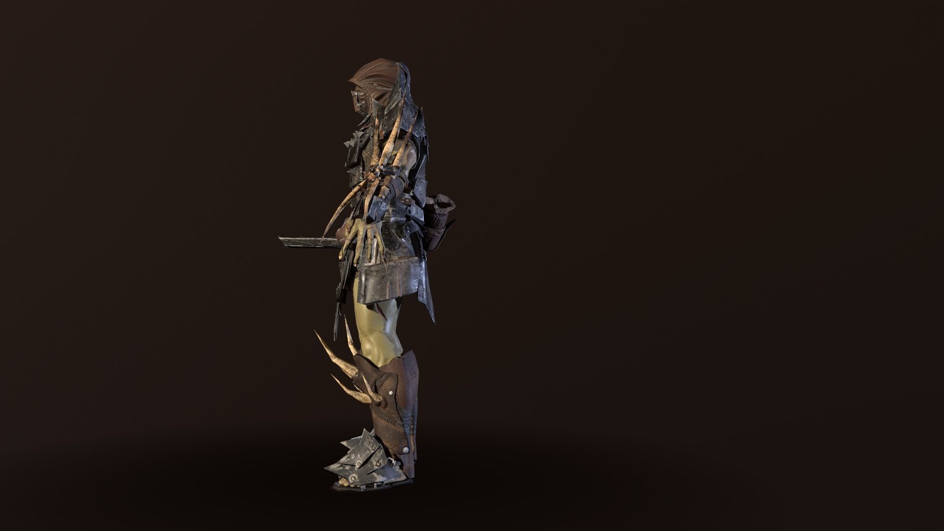 3D model Orc assasin 2 VR / AR / low-poly rigged animated | CGTrader