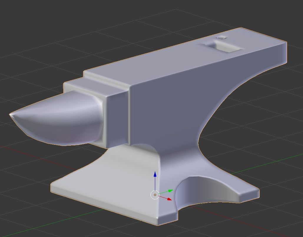 3D Anvil with scratches dents and polished Top free 3D model | CGTrader