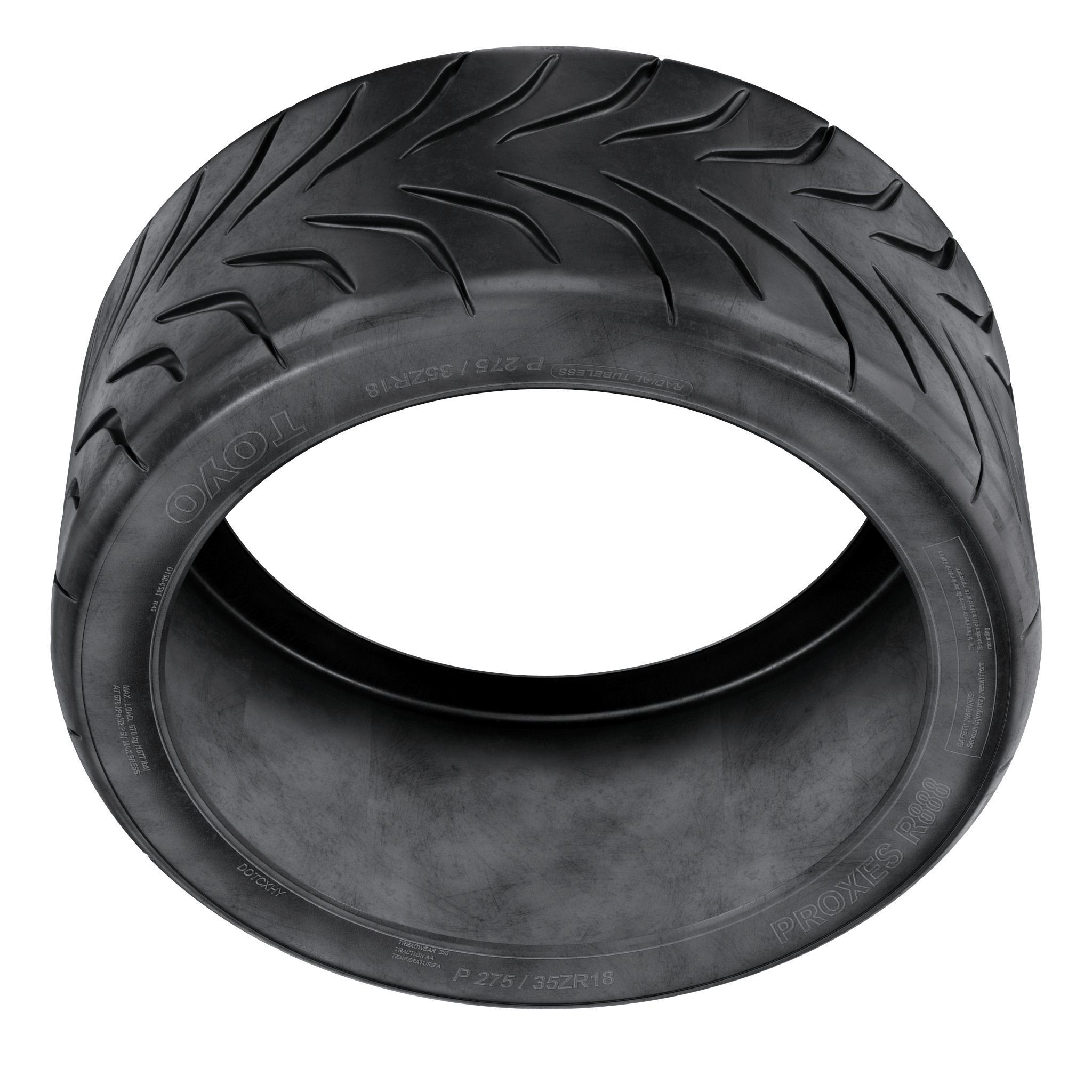 TOYO Proxes R888 3D model | CGTrader