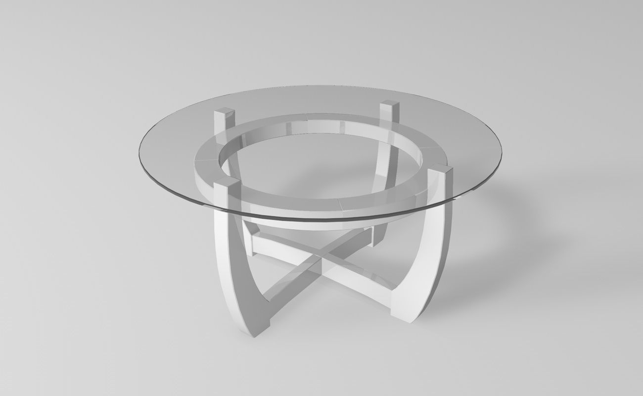 Futuristic table 3D model | CGTrader