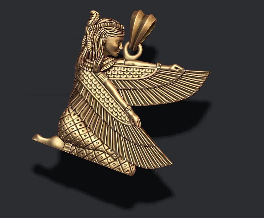 Isis pendant 3D model 3D printable | CGTrader