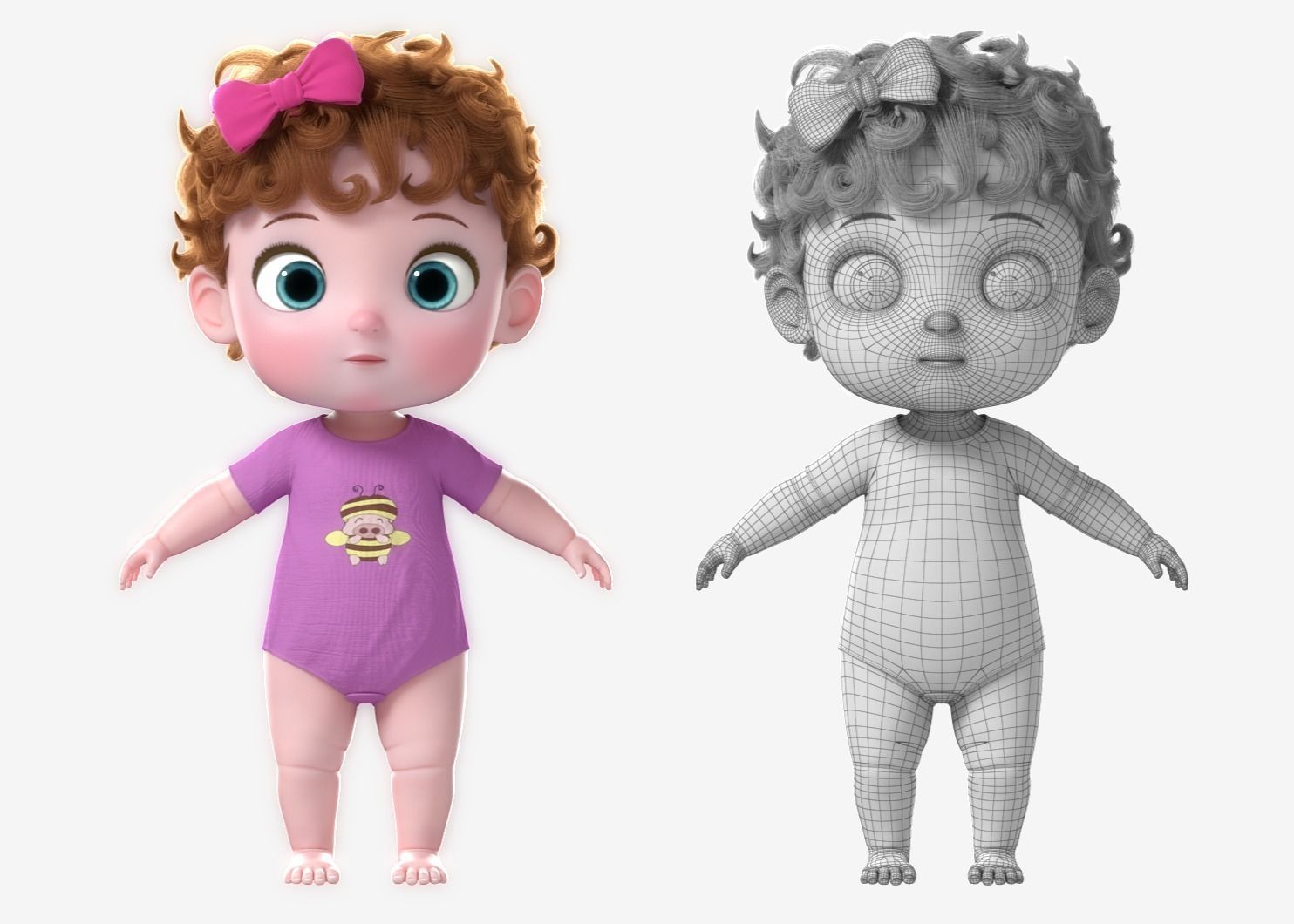 Cartoon Family Rigged V6 3D model rigged | CGTrader