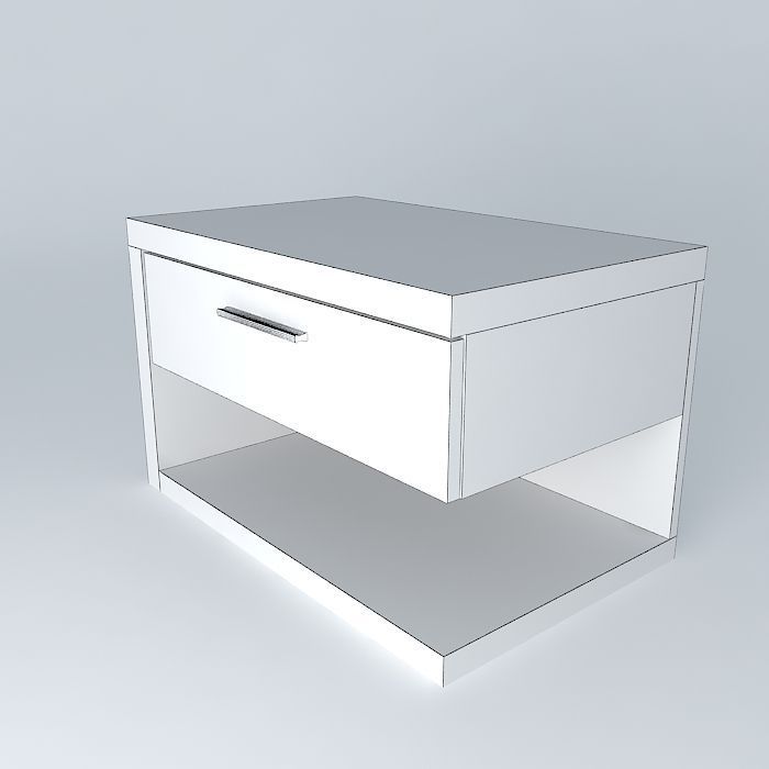 BedsideTable bedside table with drawers free 3D model | CGTrader