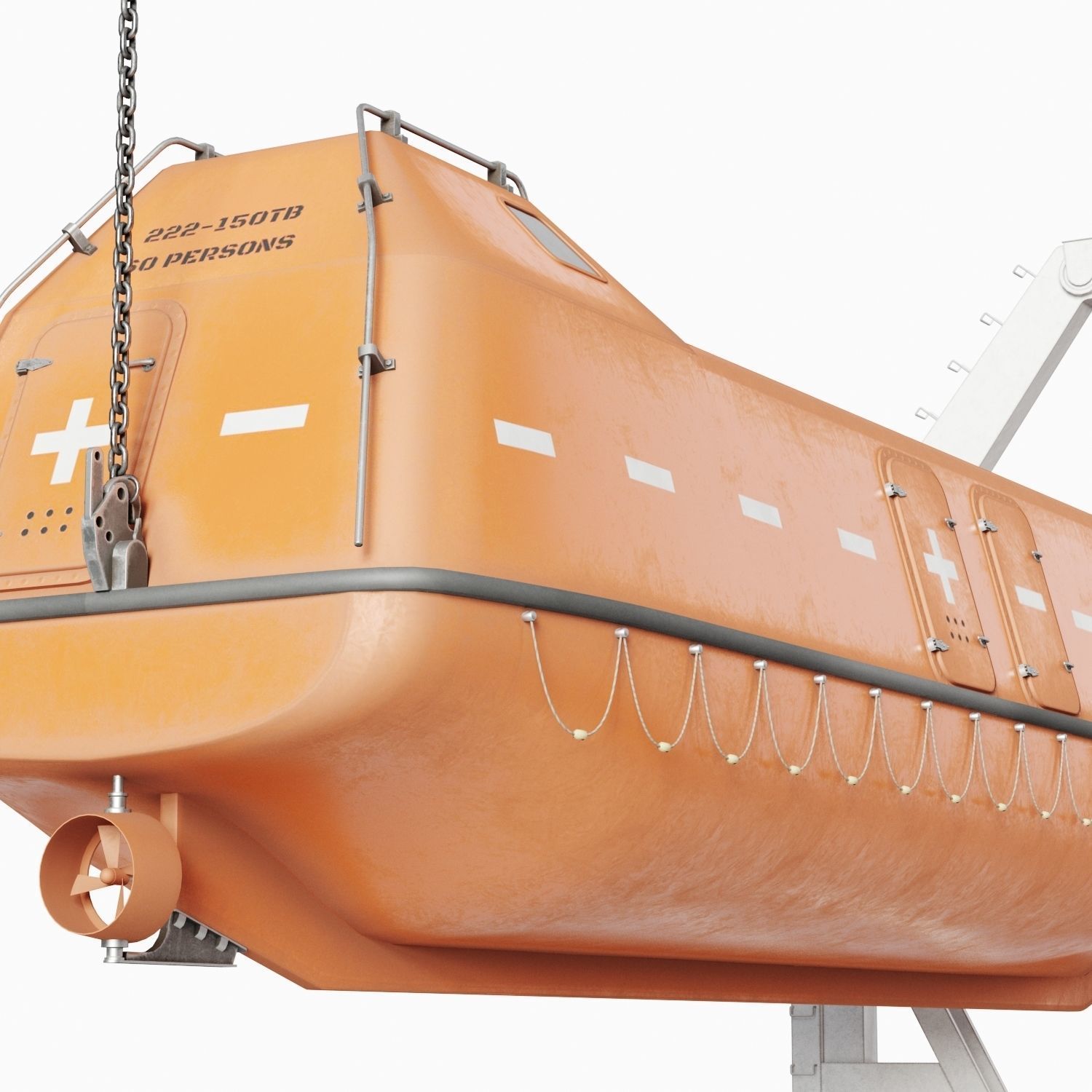 Freefall Lifeboat 3D model | CGTrader