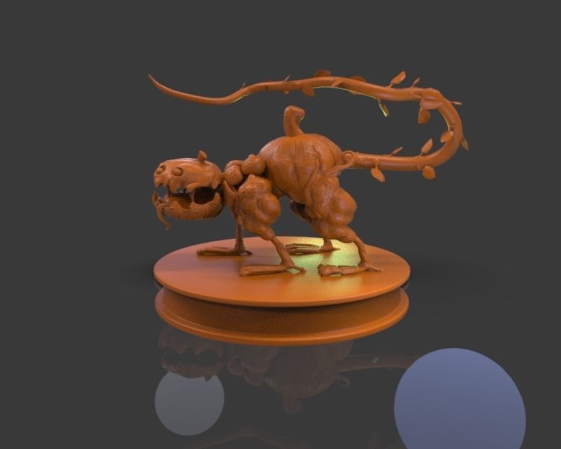 Pumpkin Creature V1 3D model 3D printable | CGTrader