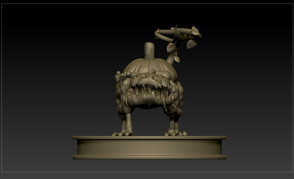 Pumpkin Creature V1 3D model 3D printable | CGTrader