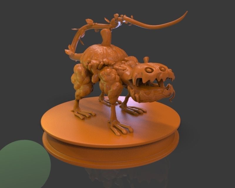 Pumpkin Creature V1 3D model 3D printable | CGTrader