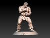 Street Fighter Ryu - Fight stance pose 3D model 3D printable | CGTrader