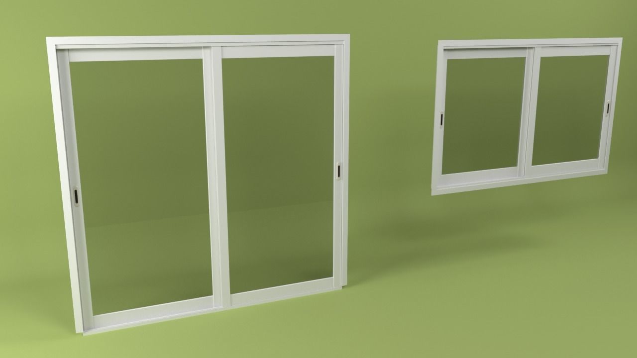 Window and Door Window free VR / AR / low-poly 3D model | CGTrader
