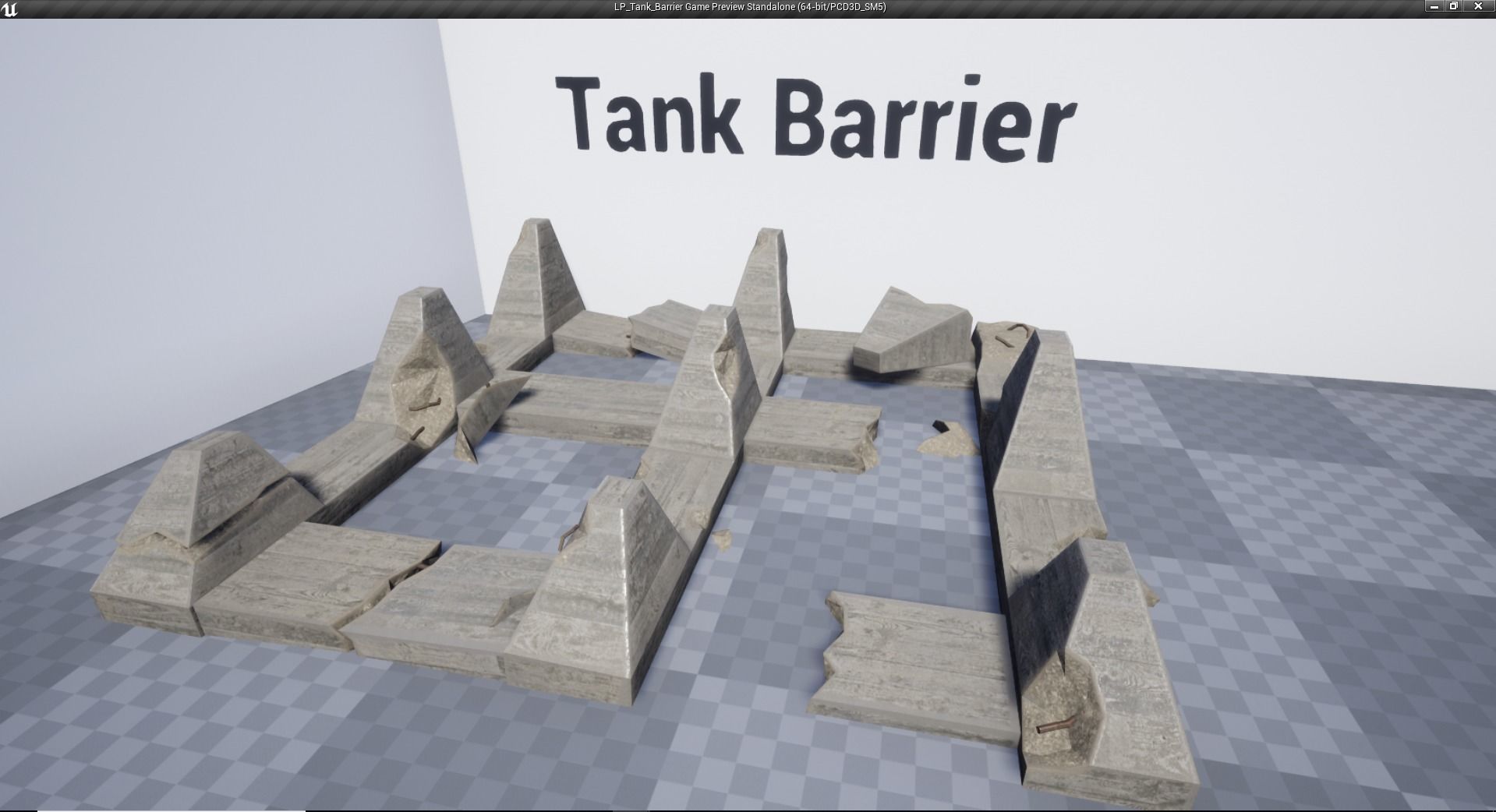 Low Poly Tank Barrier free VR / AR / low-poly 3D model | CGTrader