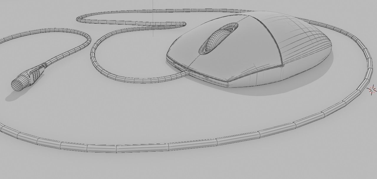 3D model 90s desktop mouse VR / AR / low-poly | CGTrader