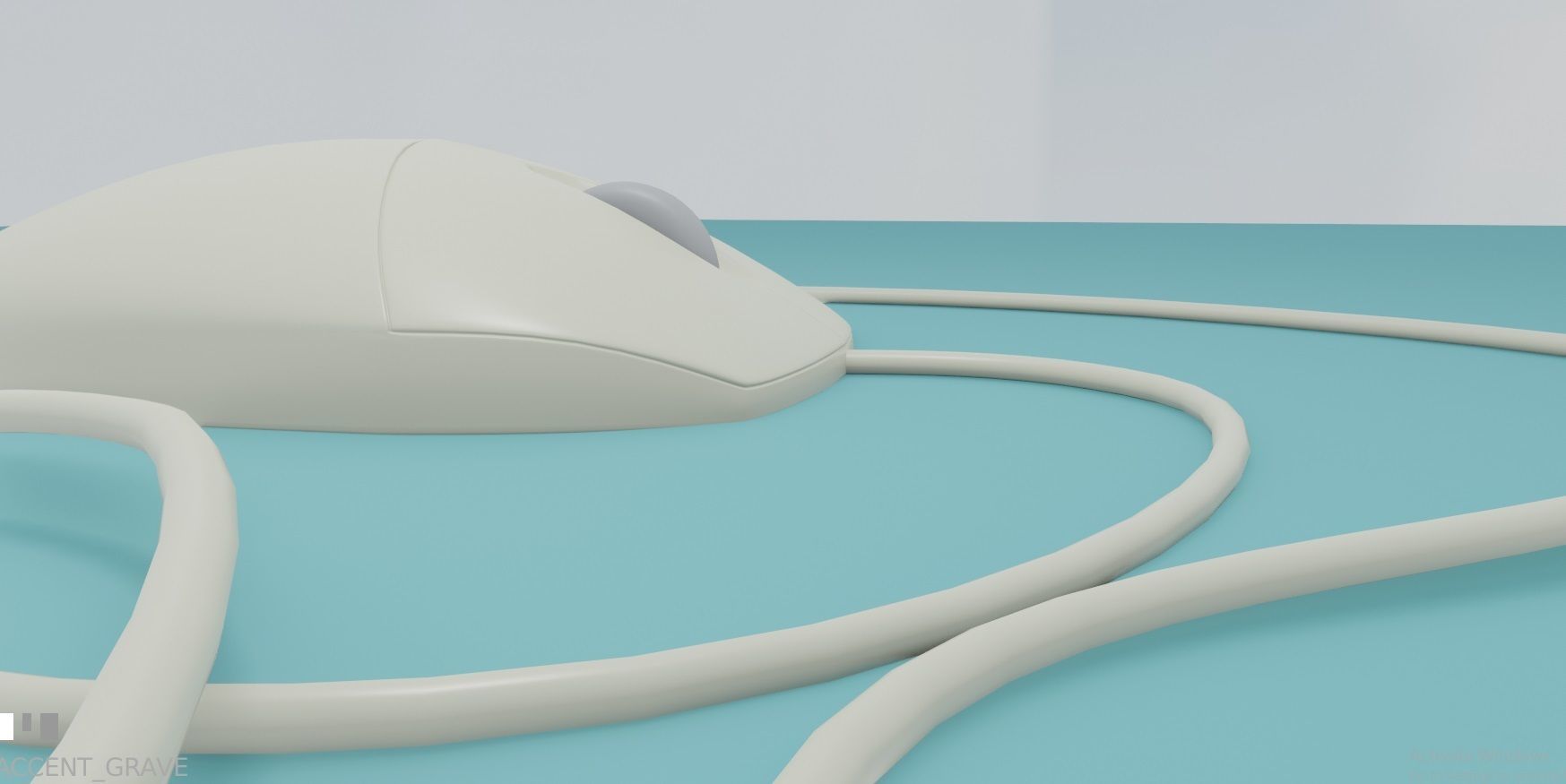 3D model 90s desktop mouse VR / AR / low-poly | CGTrader