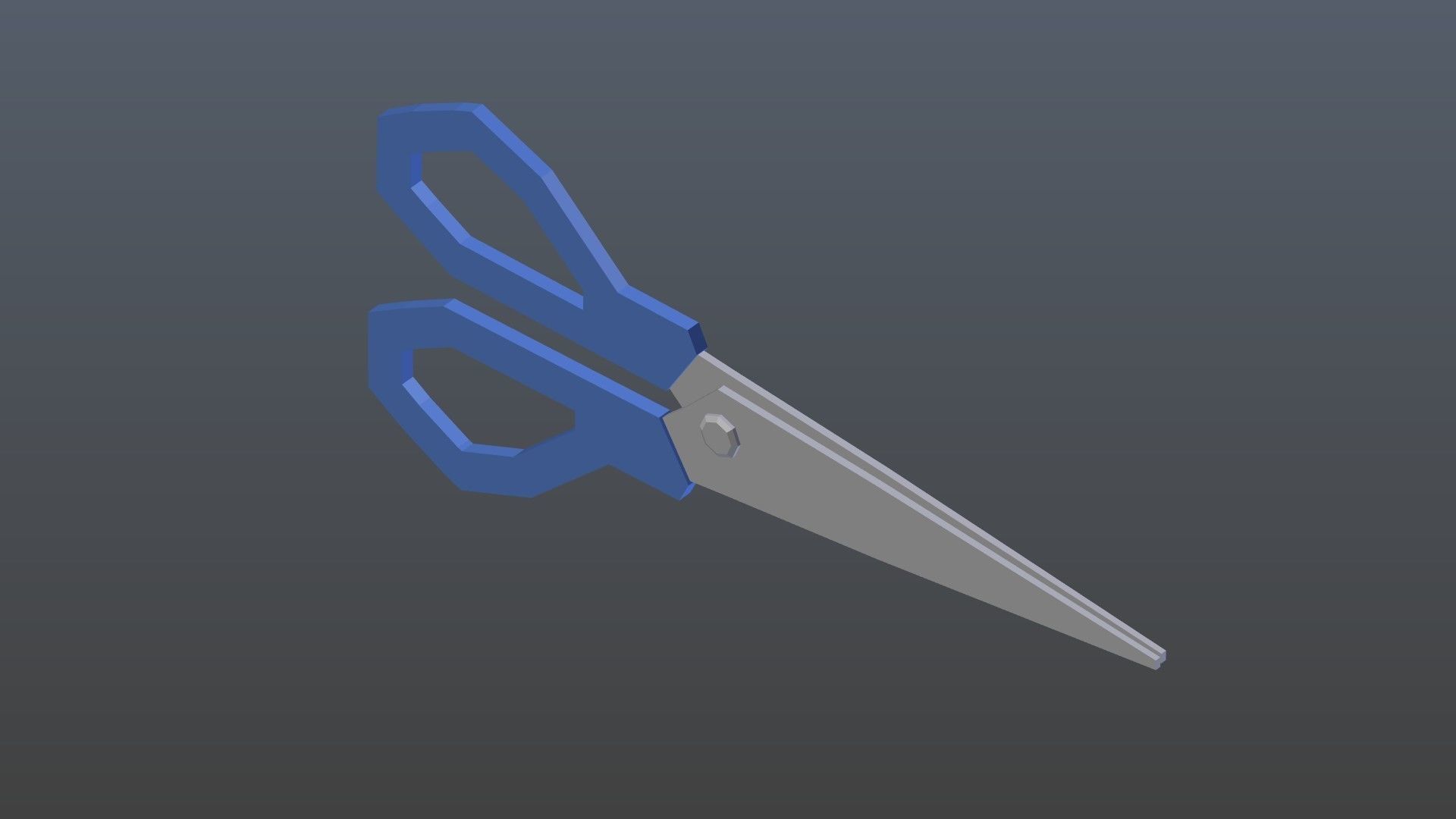 3D model Low poly scissors VR / AR / low-poly | CGTrader