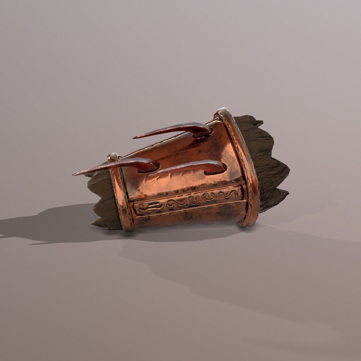 3D model Divine gold bracer VR / AR / low-poly | CGTrader