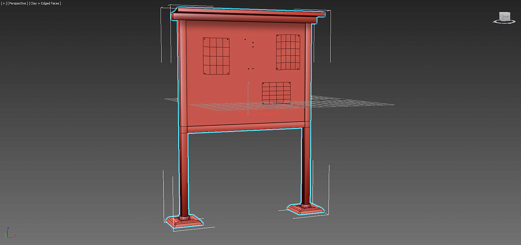 3D model Message Board VR / AR / low-poly | CGTrader